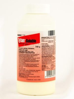 Tylan Soluble Powder 100g, POM-V - Farm Vet Supplies