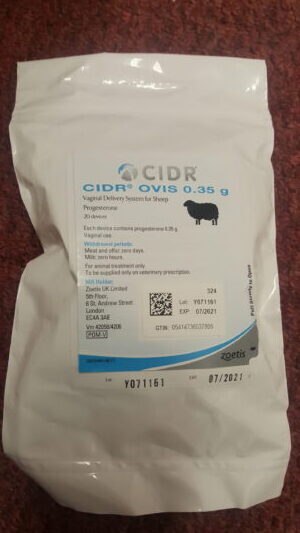 Cidr Ovis 0.35g 20s, POM-V (Sheep) - Farm Vet Supplies