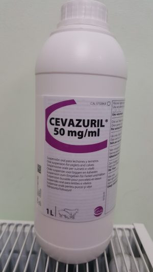 Cevazuril 50 mg/ml, Oral Suspension for Piglets and Calves, POM-V ...