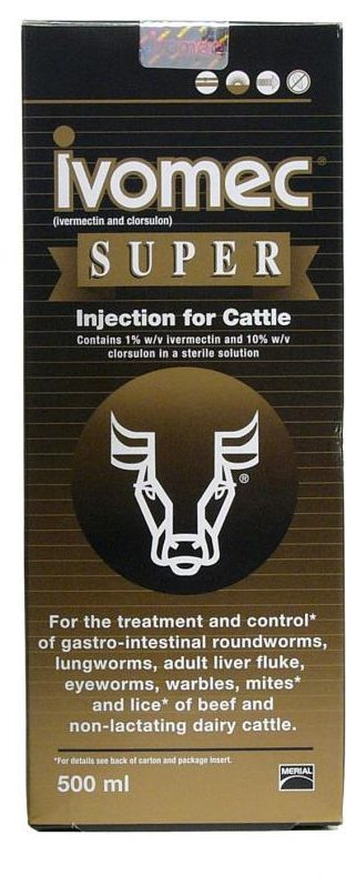 Ivomec Super injection, POM-VPS - Farm Vet Supplies