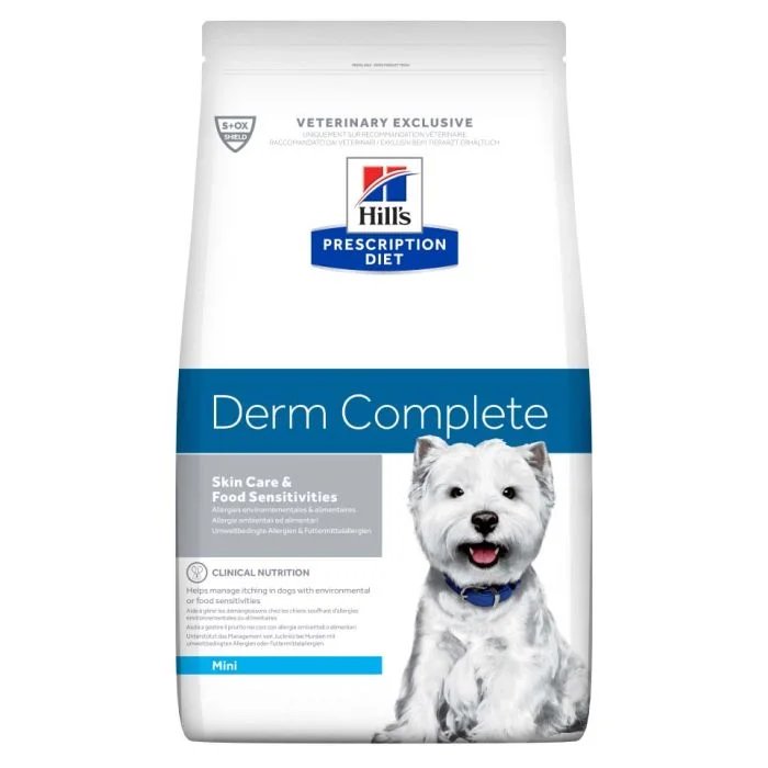 Hills Prescription Diet Canine Derm Complete Mini - Farm Vet Supplies