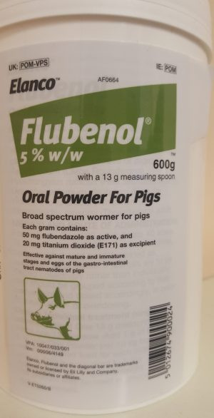 Flubenol 5% Oral powder 600g, POM-VPS - Farm Vet Supplies