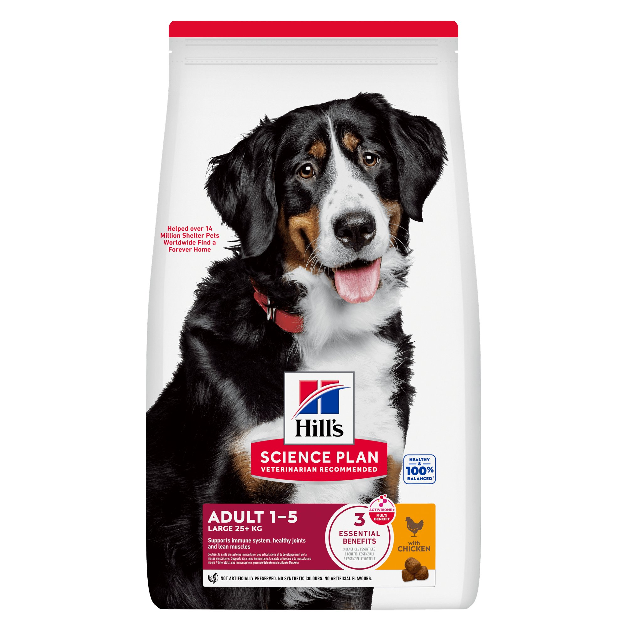 Hills SP Adult (1-6 years) Large Breed Dry Dog Food - Farm Vet Supplies