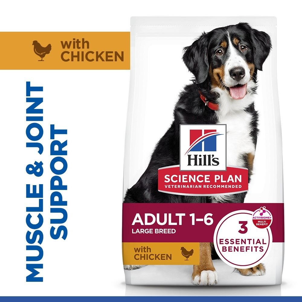Hills SP Adult (1-6 years) Large Breed Dry Dog Food - Farm Vet Supplies