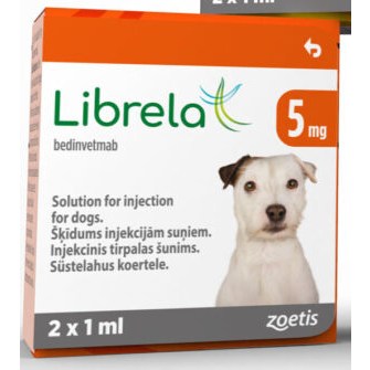 Librela for dogs 1 x 2 vials, POM-V (fridge) - Farm Vet Supplies