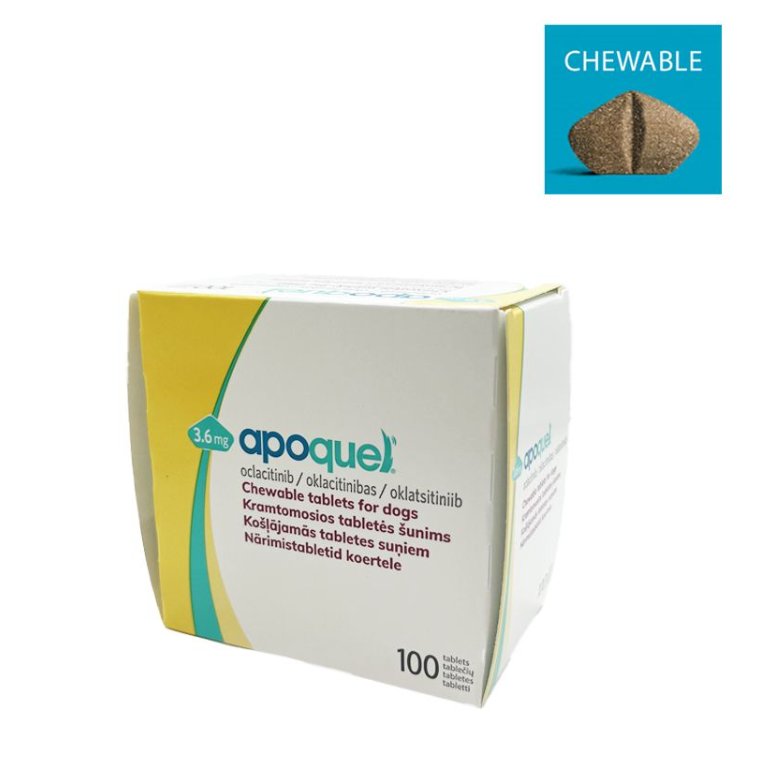 Apoquel CHEWABLE tablets for dogs, POM-V - Farm Vet Supplies